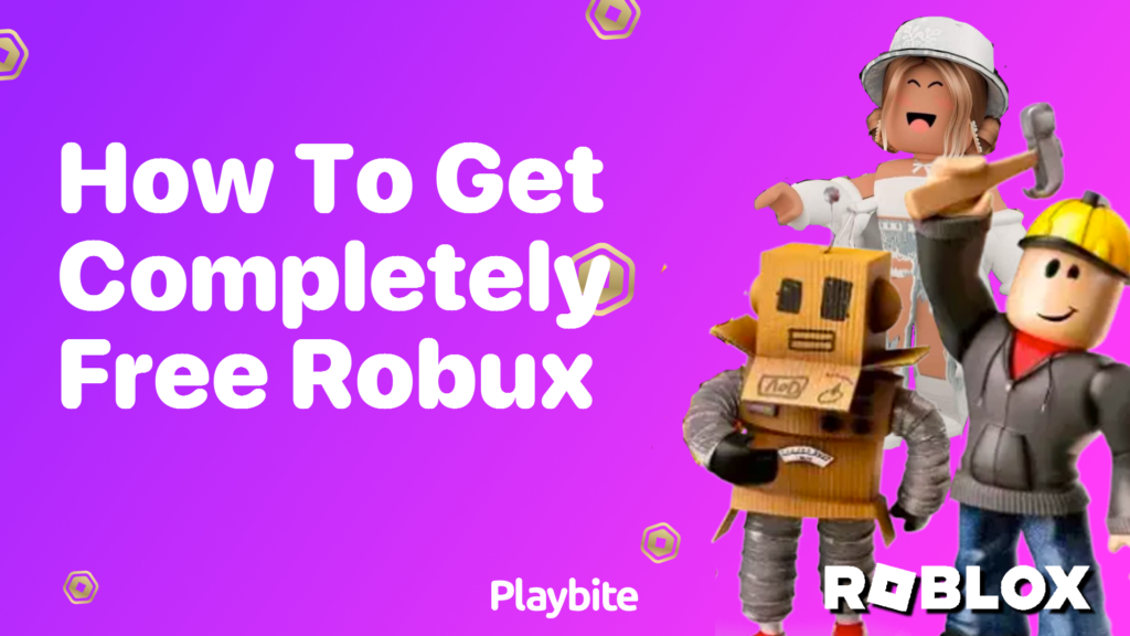 How to Get Completely Free Robux: Discover the Magic of Playbite - Playbite