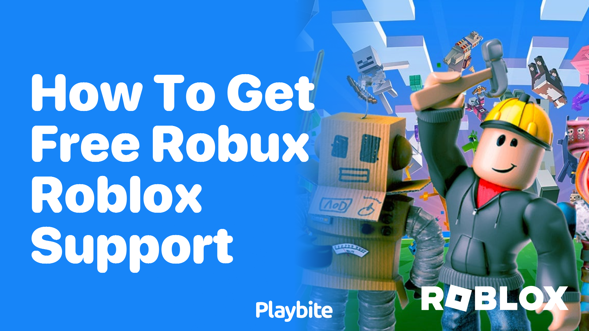 How to Get Free Robux: Roblox Support Tips - Playbite