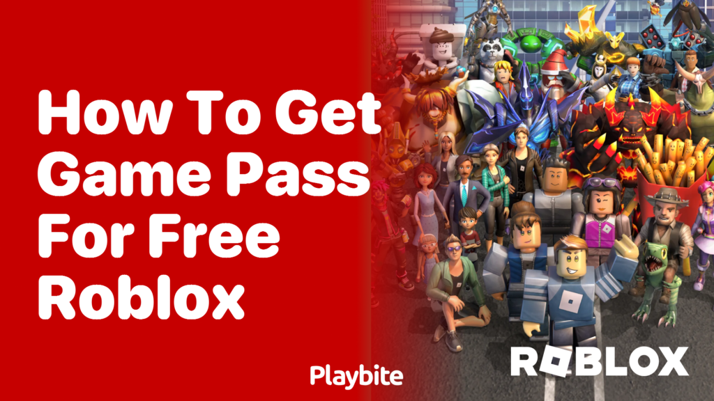 How to Get a Game Pass for Free on Roblox - Playbite