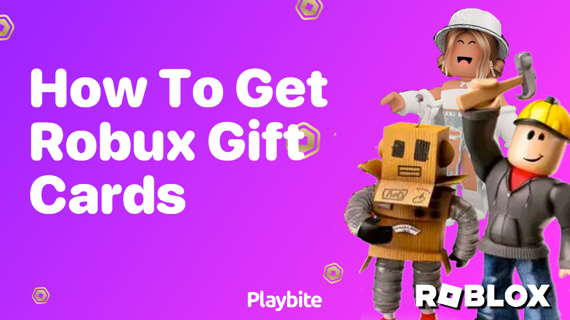 How to get Robux gift cards - Playbite
