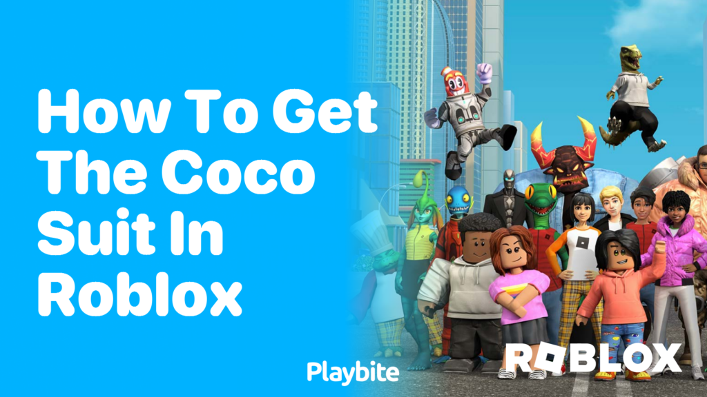 How to Get the Coco Suit in Roblox - Playbite