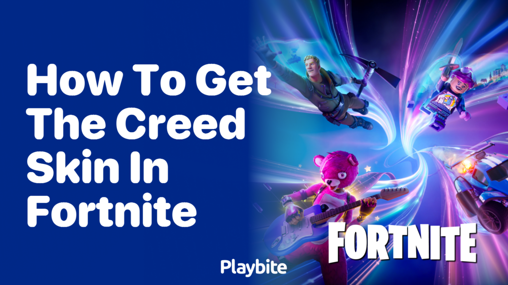 How to Get the Creed Skin in Fortnite: A Quick Guide - Playbite