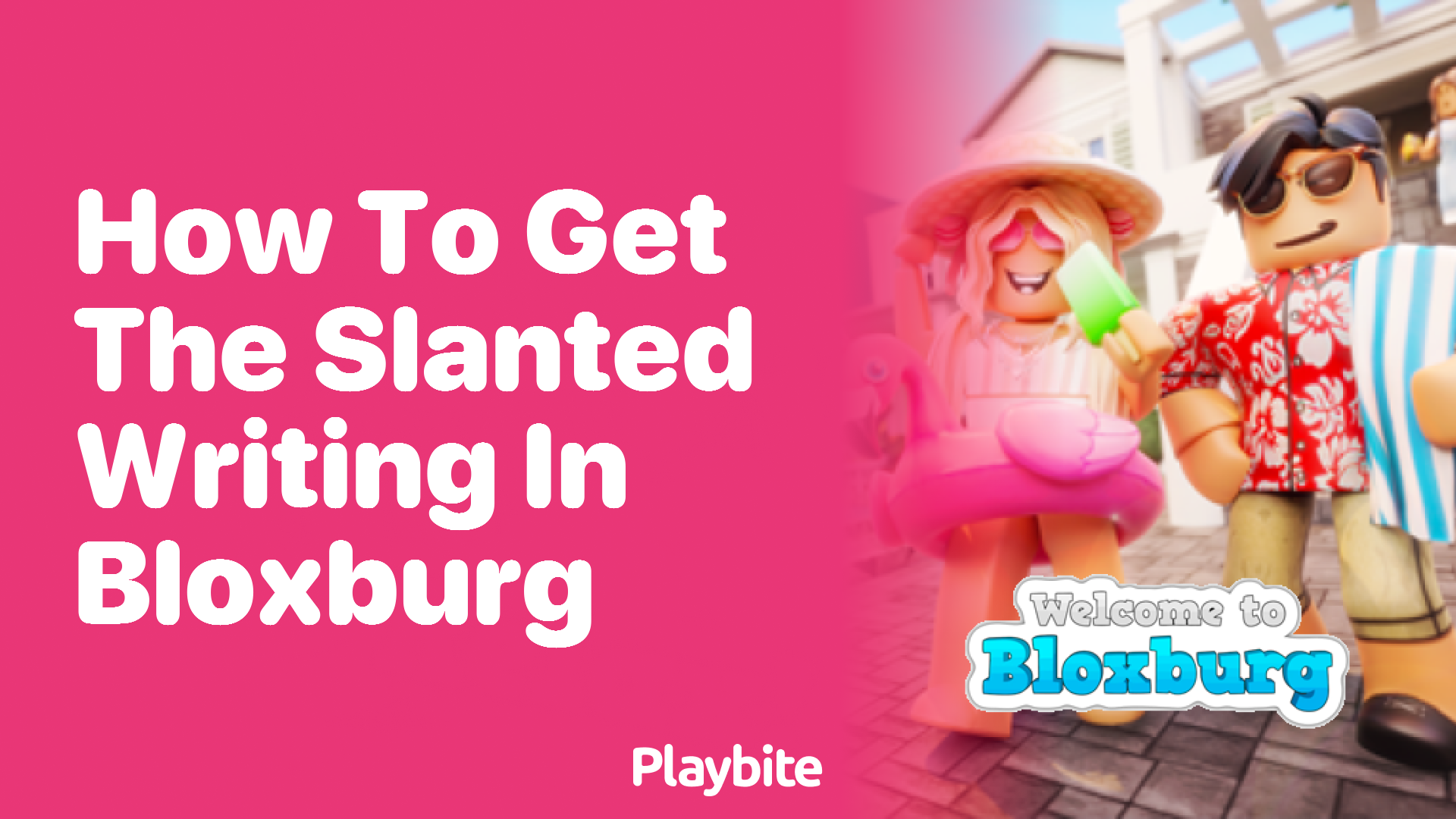 How to Get the Slanted Writing in Bloxburg: A Fun Guide! - Playbite