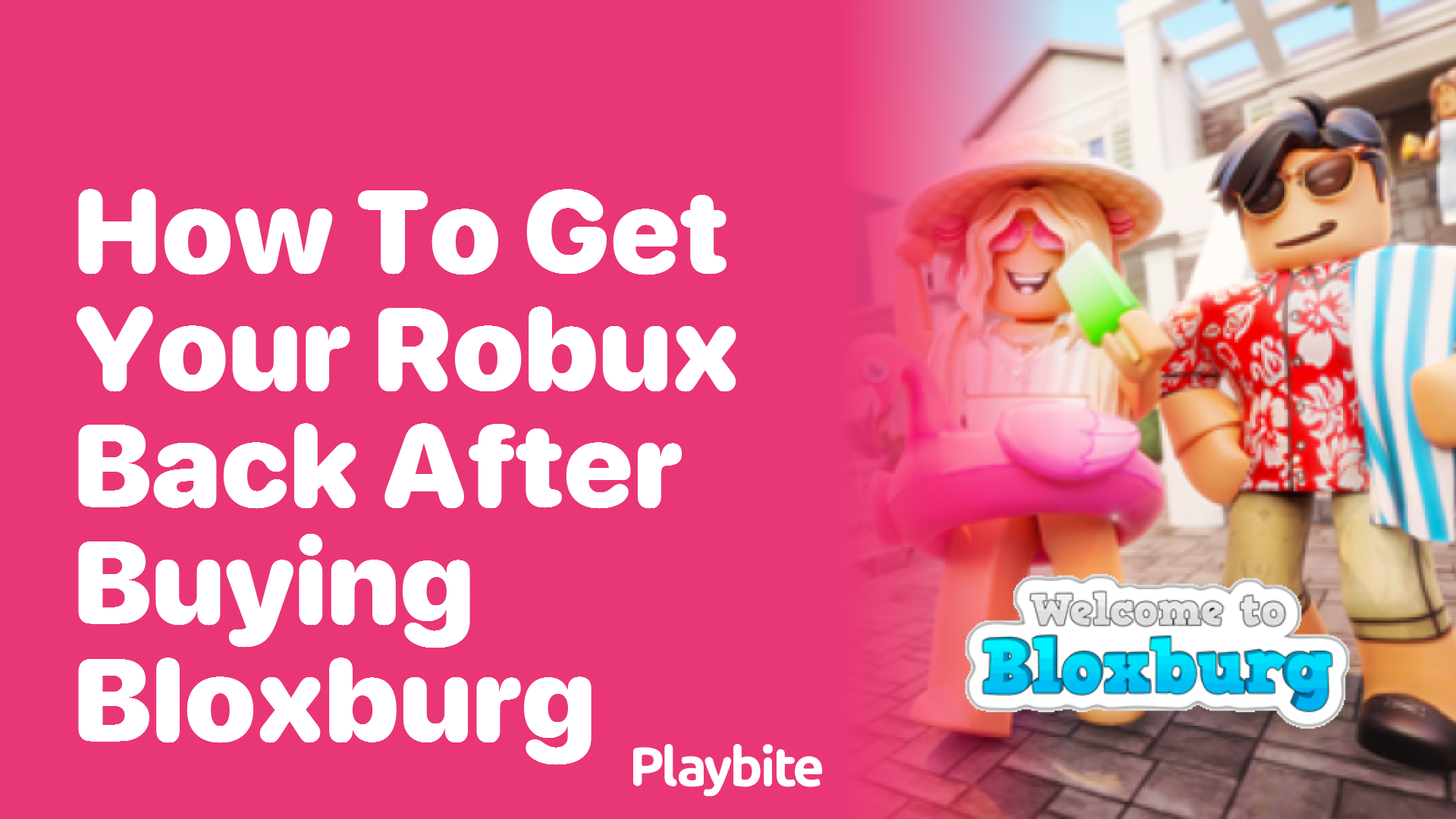 How to Get Your Robux Back After Buying Bloxburg - Playbite