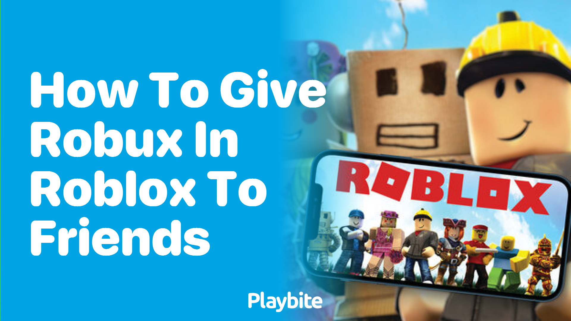 How to Give Robux in Roblox to Friends - Playbite