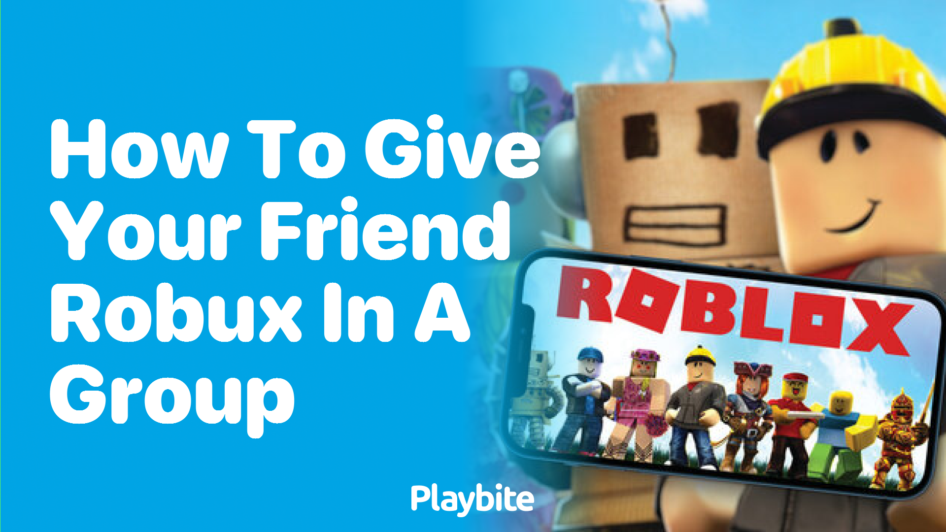 How to Give Your Friend Robux in a Group on Roblox - Playbite