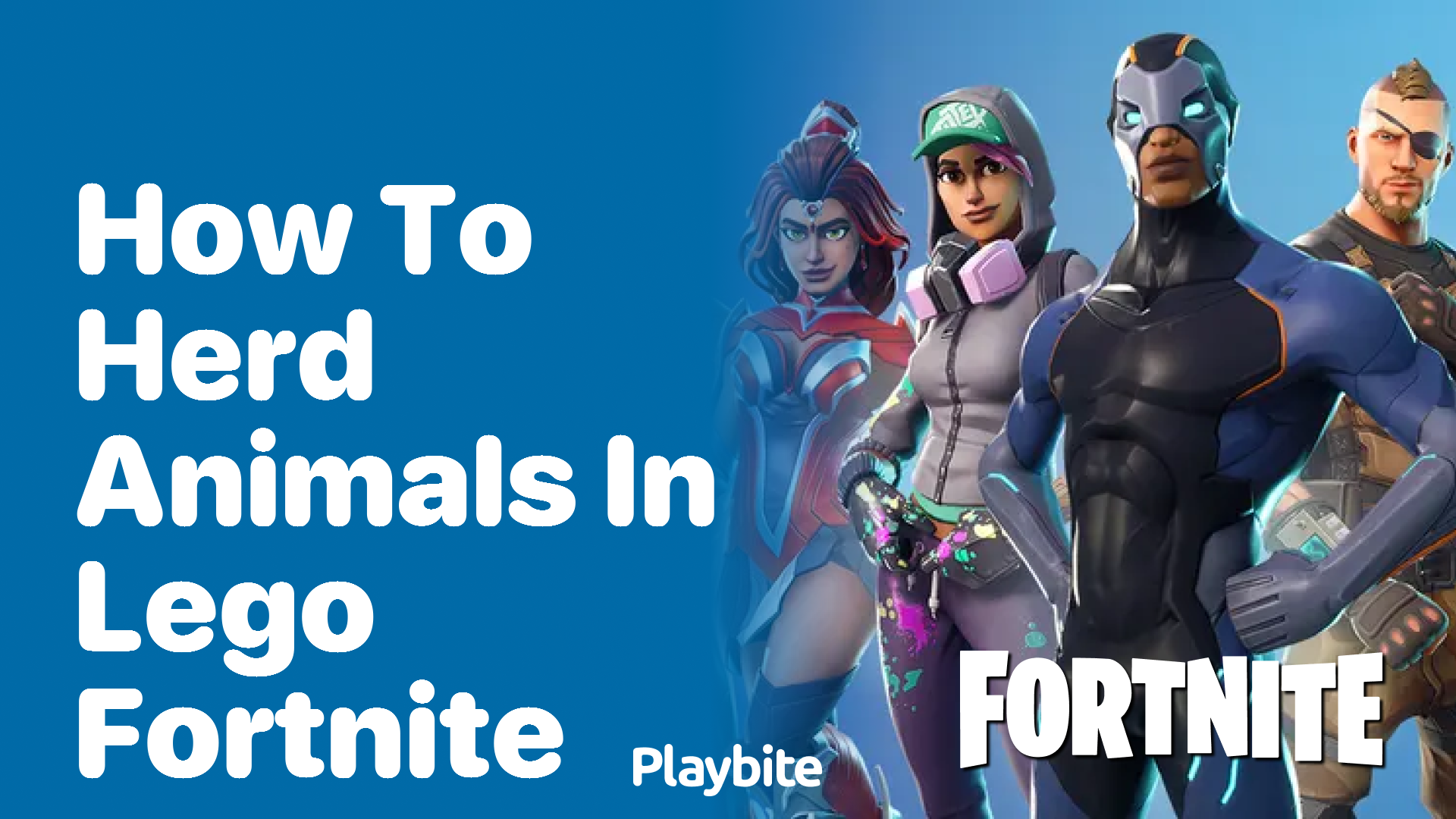 How to Herd Animals in LEGO Fortnite - Playbite