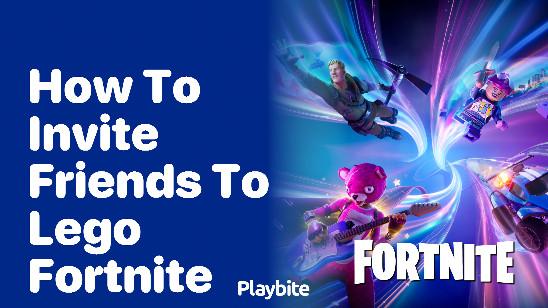 How to Invite Friends to LEGO Fortnite - Playbite