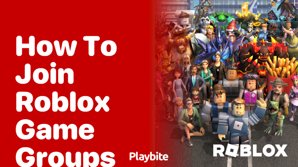 How to Join Game Groups on Roblox - Playbite