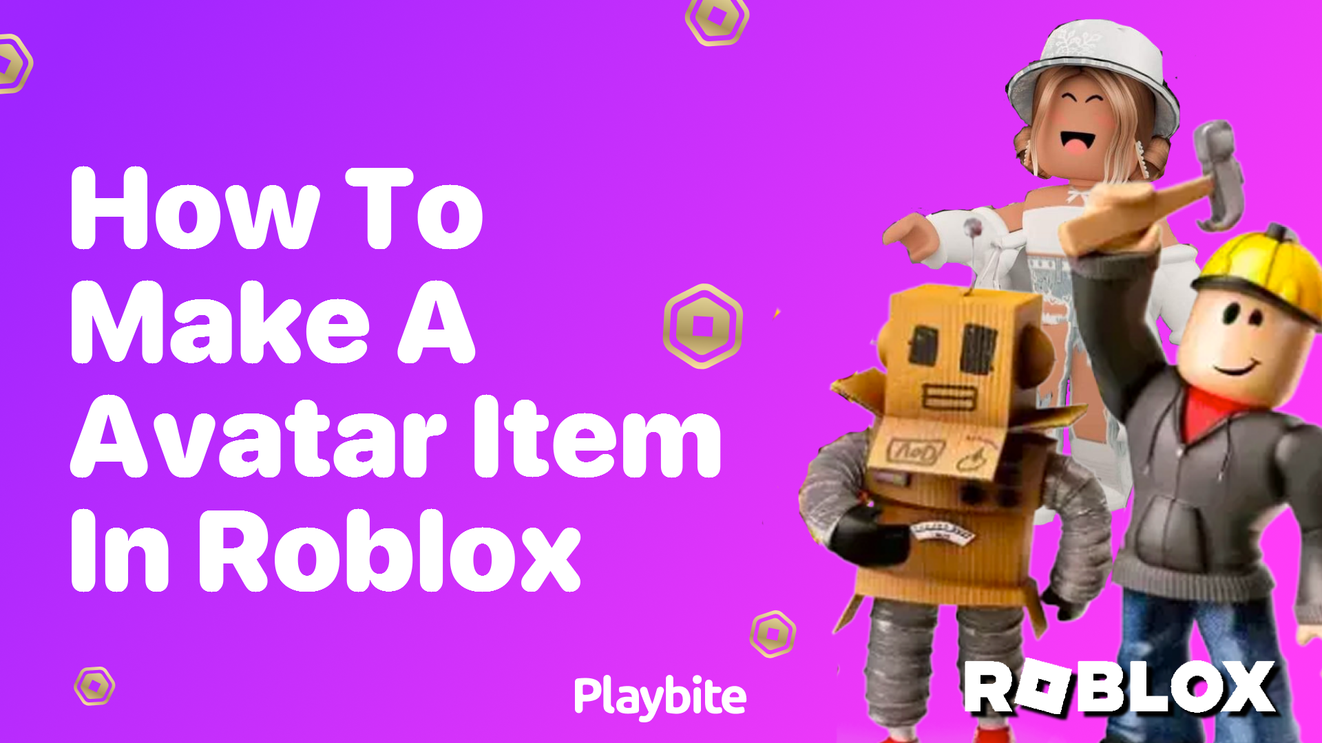 How to Make an Avatar Item in Roblox - Playbite