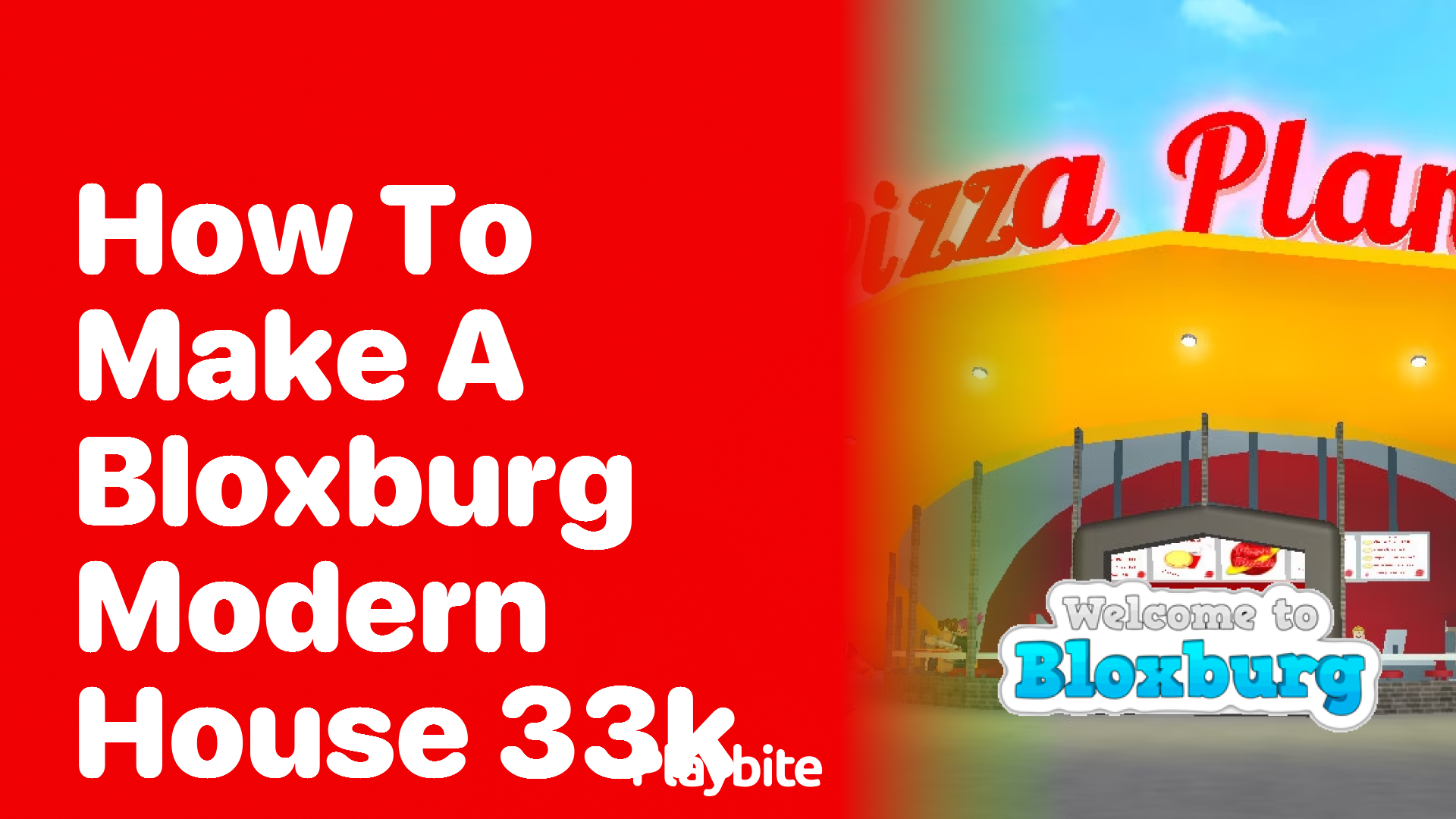 How to Make a Bloxburg Modern House for 33k - Playbite