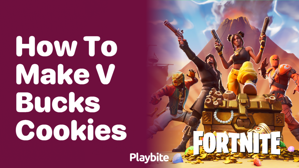 How to Make V-Bucks Cookies: A Tasty Treat for Fortnite Fans - Playbite