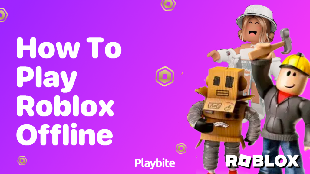 How to Play Roblox Offline: Is It Possible? - Playbite