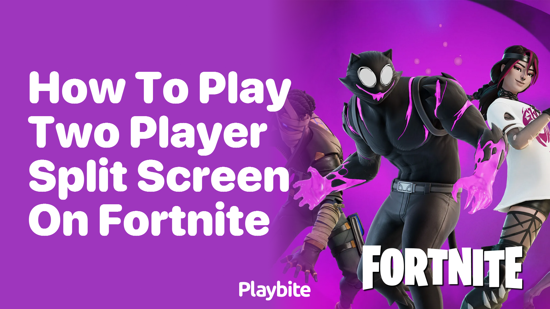 How to Play Two Player Split Screen on Fortnite - Playbite