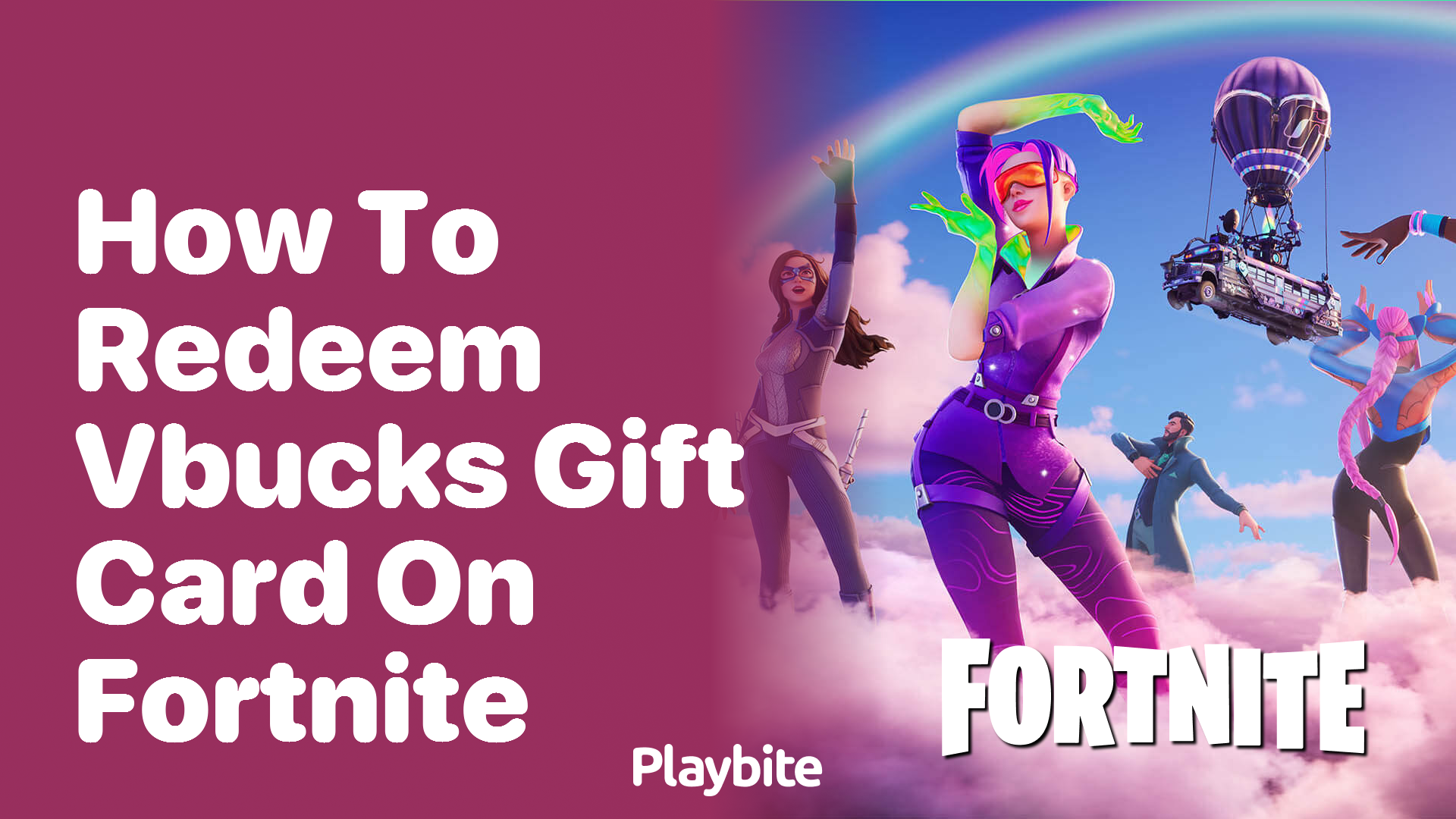 How to Redeem V-Bucks Gift Cards on Fortnite - Playbite
