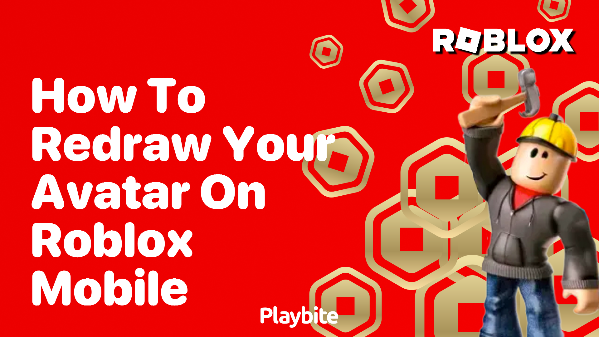 How to Redraw Your Avatar on Roblox Mobile - Playbite