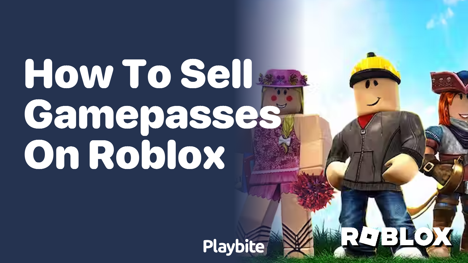 How to sell gamepasses on Roblox - Playbite