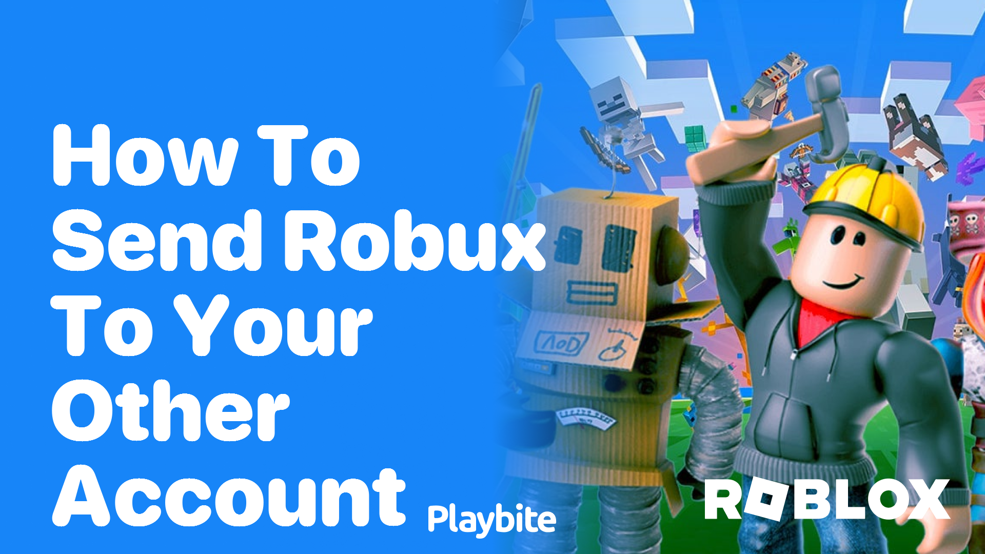 How to Send Robux to Your Other Account on Roblox - Playbite