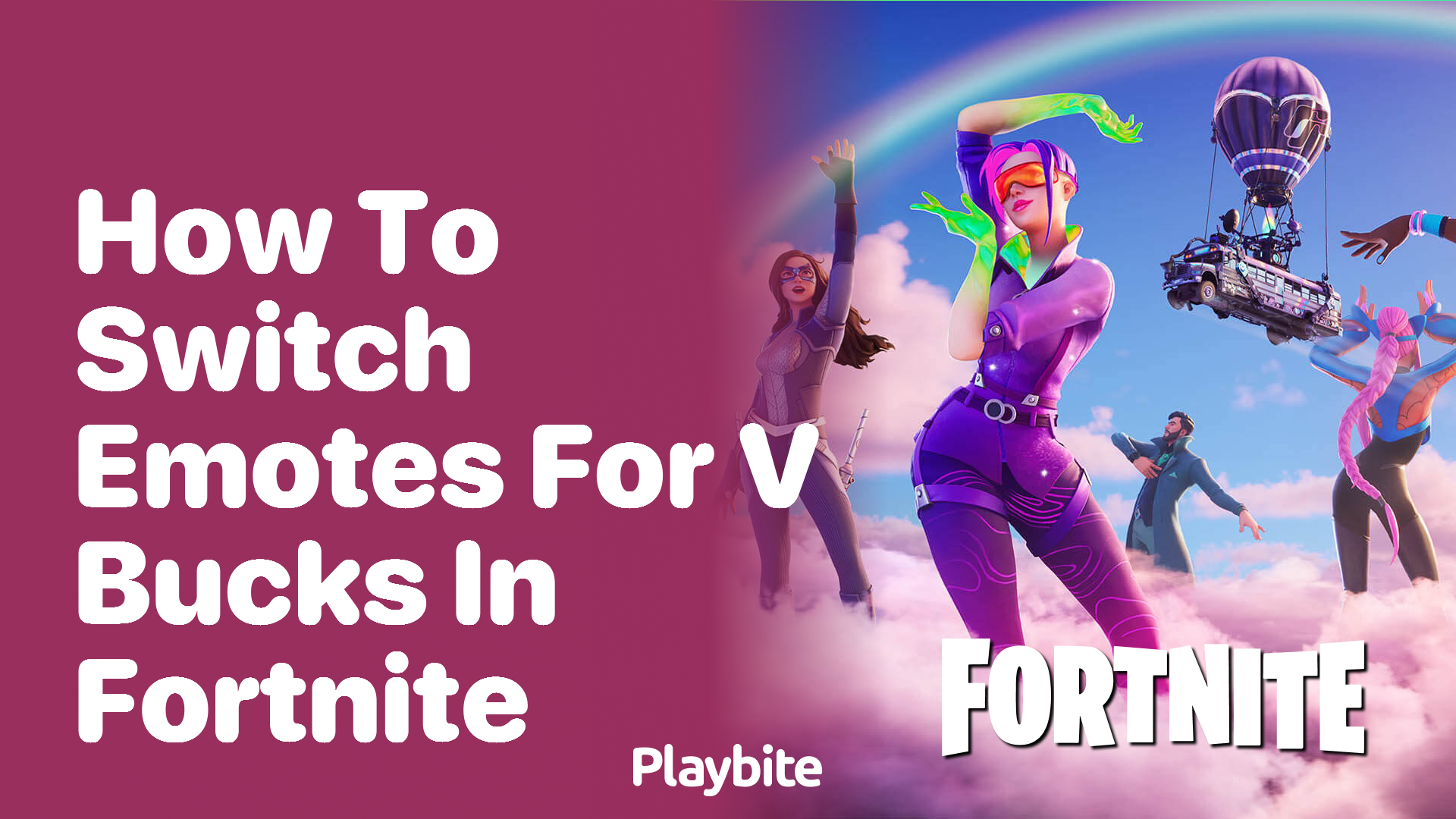 How to Switch Emotes for V-Bucks in Fortnite? - Playbite