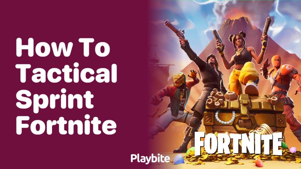 How to Tactical Sprint in Fortnite - Playbite