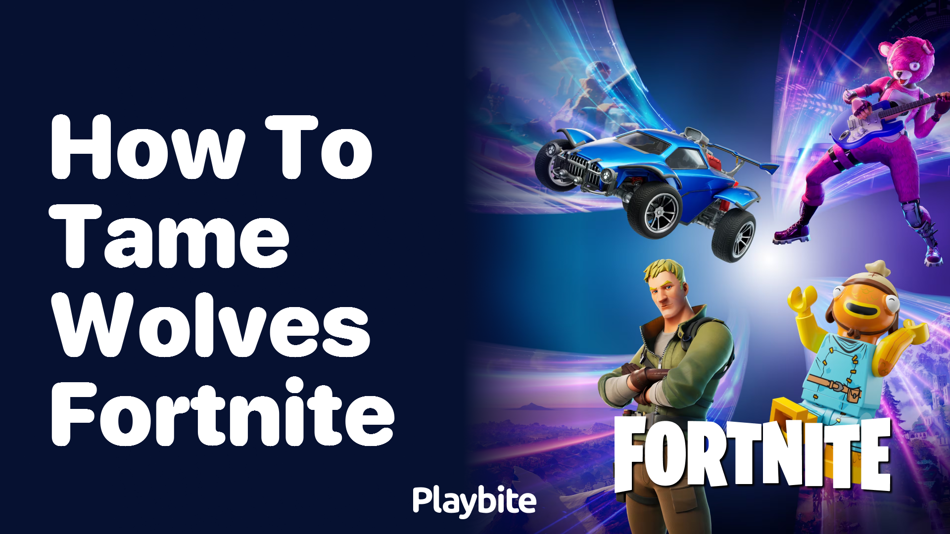 How to Tame Wolves in Fortnite - Playbite