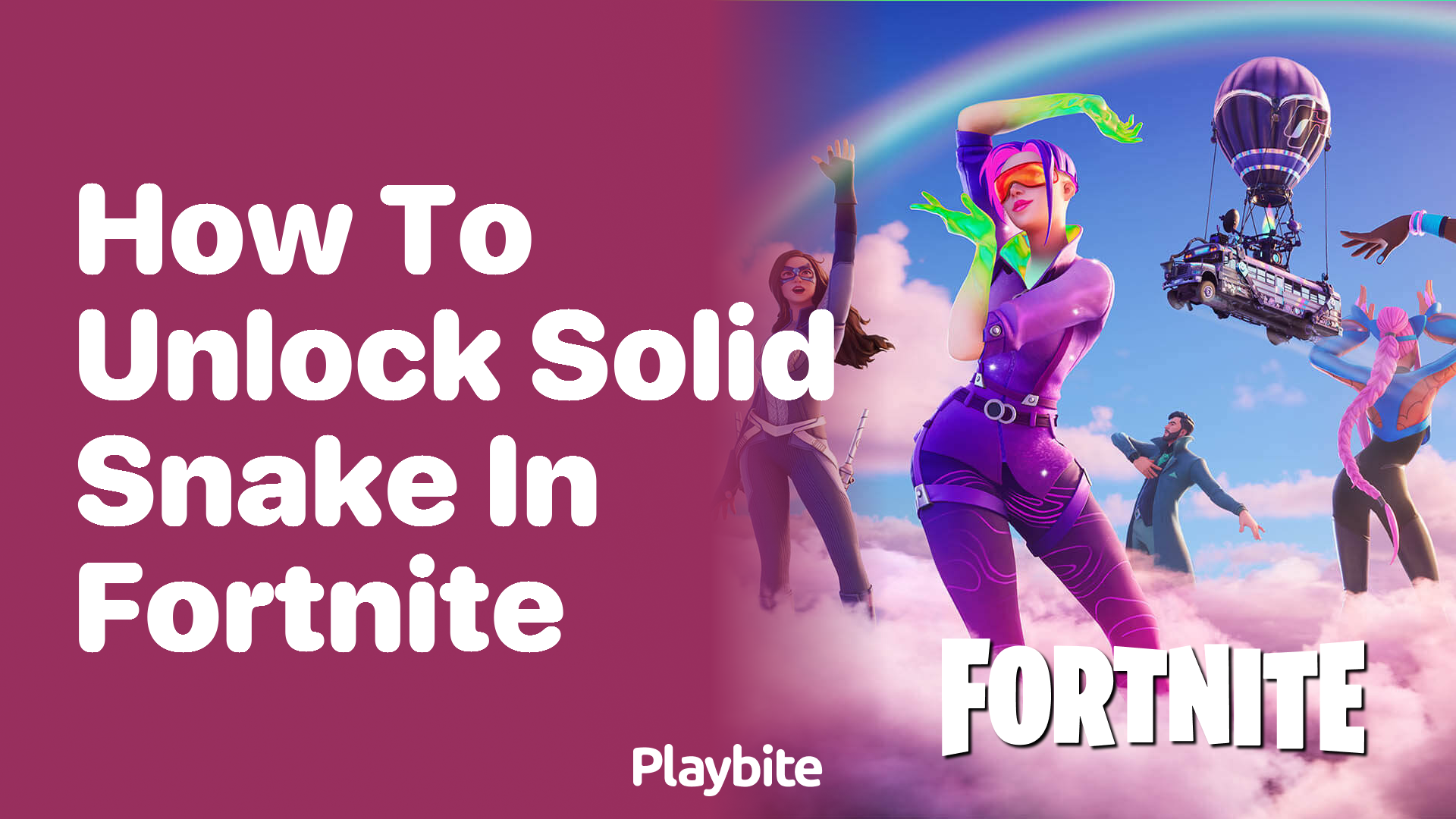 How to Unlock Solid Snake in Fortnite? - Playbite