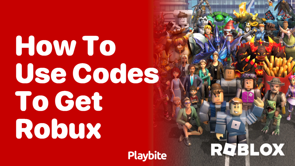 How to Use Codes to Get Robux on Roblox - Playbite