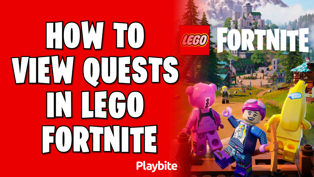 How to View Quests in Lego Fortnite - Playbite