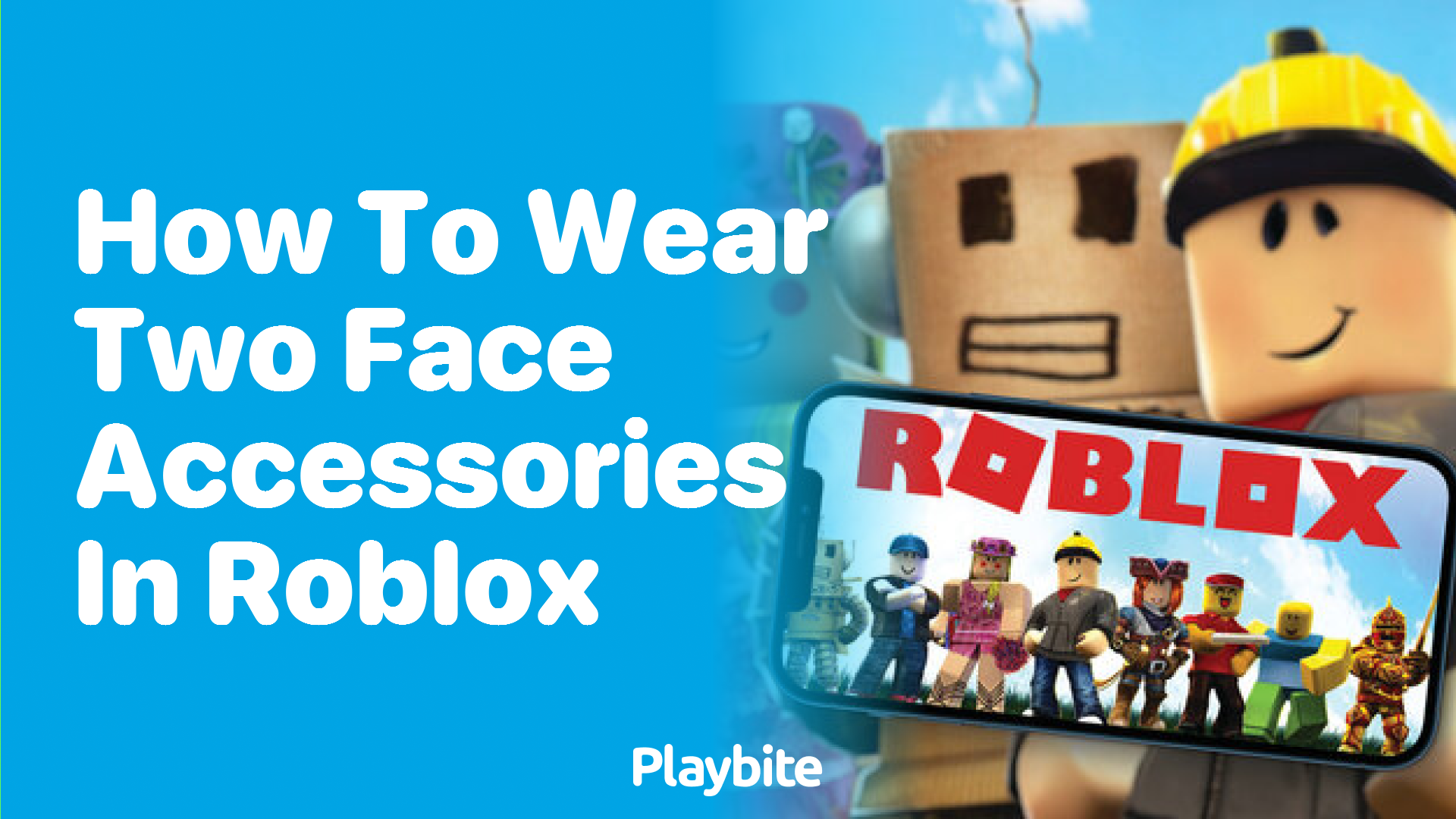 How to Wear Two Face Accessories in Roblox - Playbite