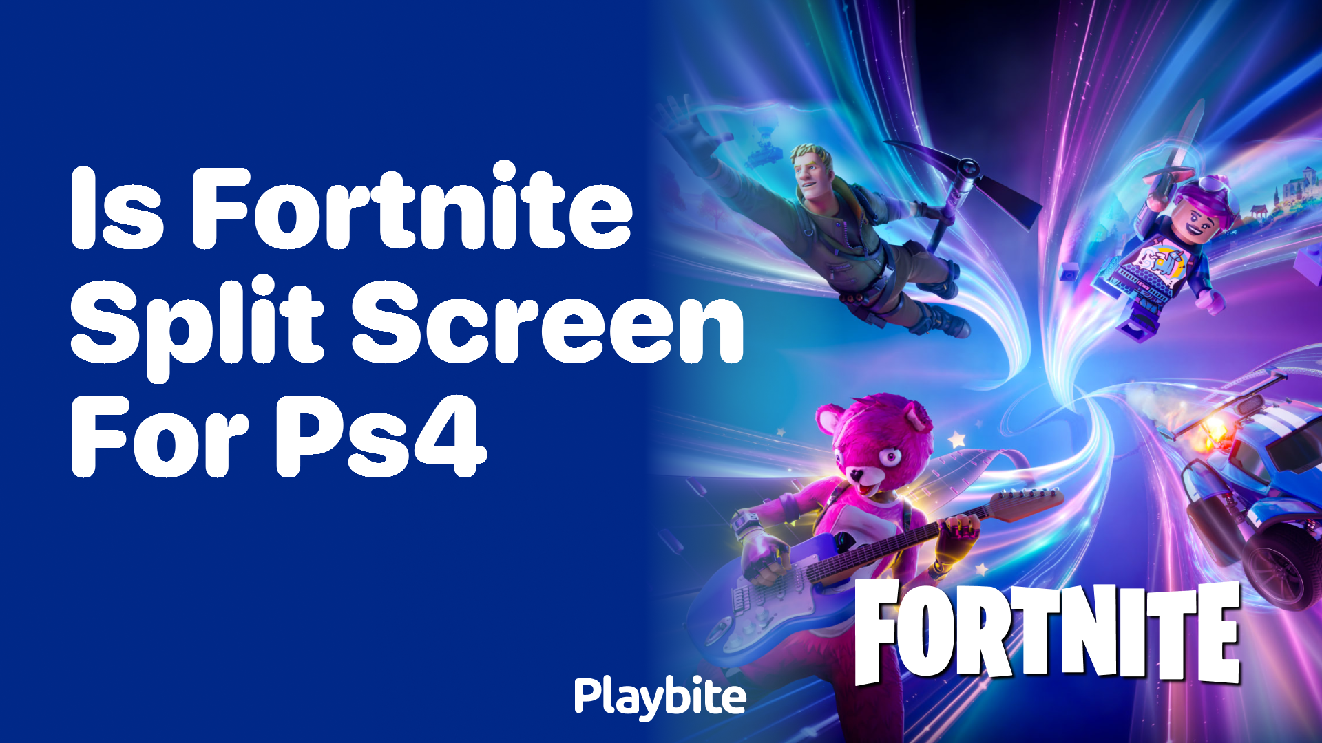 Is Fortnite Split Screen for PS4? - Playbite
