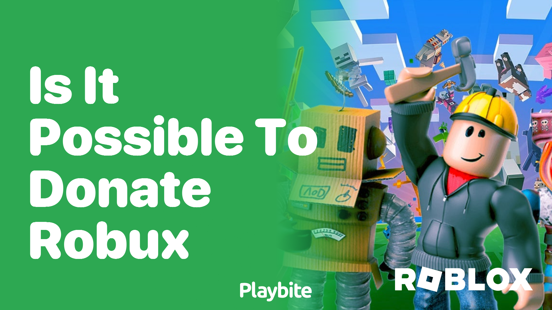 Is It Possible to Donate Robux in Roblox? - Playbite