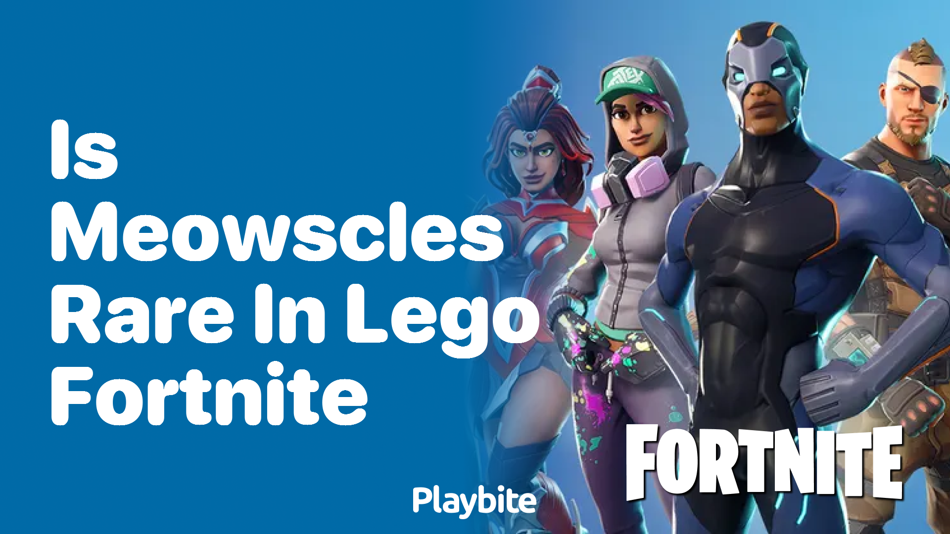 Is Meowscles Rare in Lego Fortnite? - Playbite