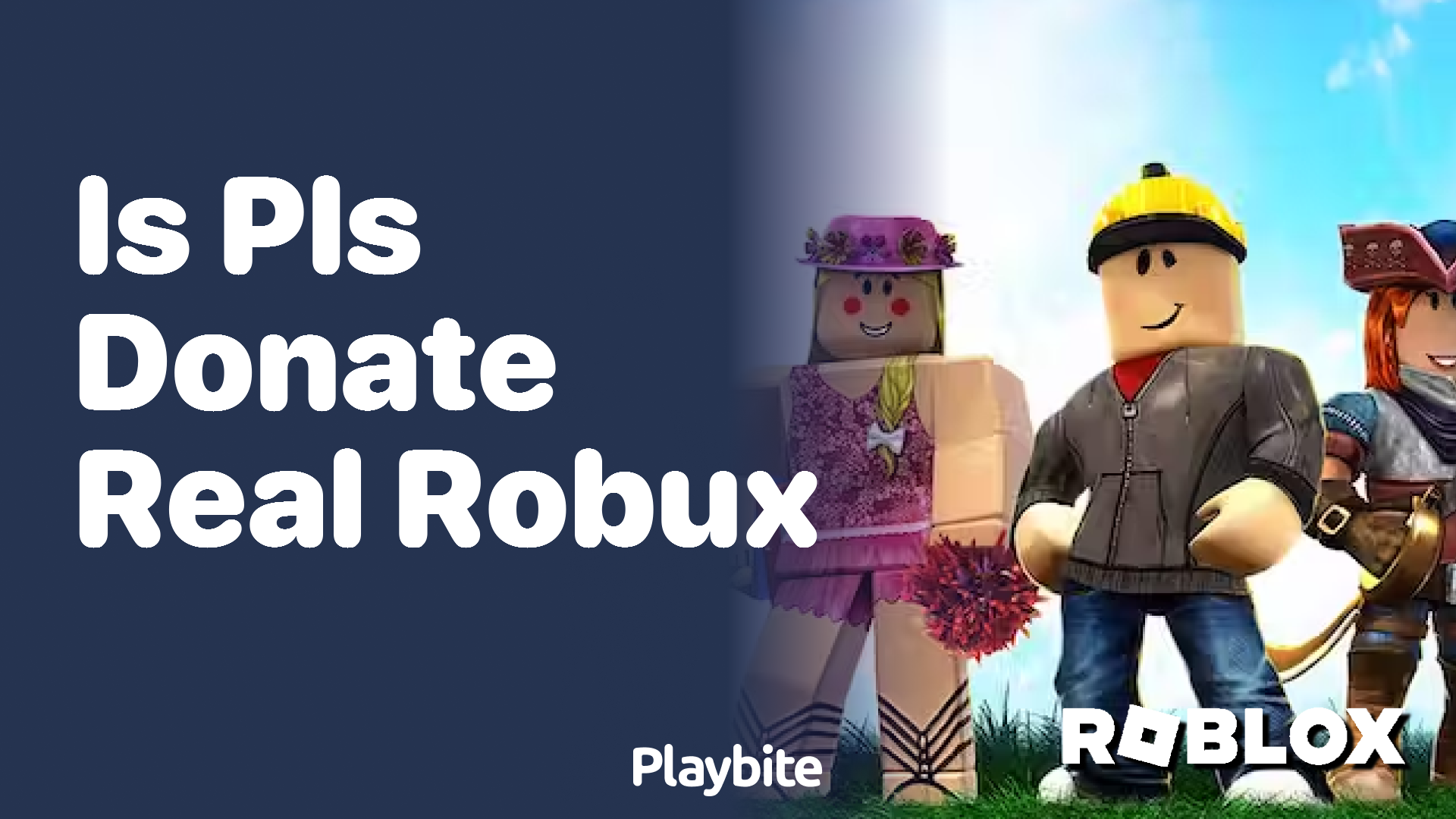 Is 'Pls Donate' Real Robux? - Playbite