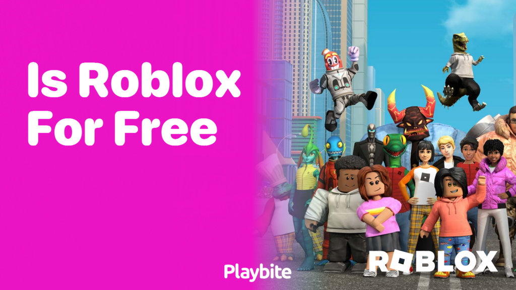 Is Roblox Free? Everything You Need to Know - Playbite