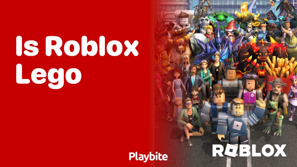 Is Roblox Lego? - Playbite