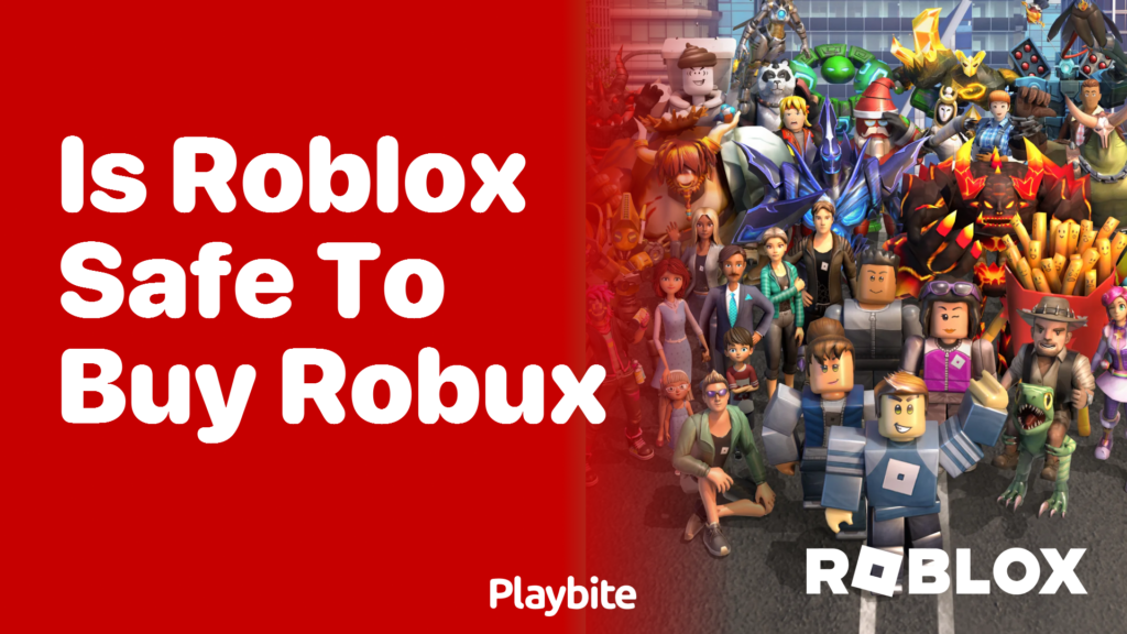 Is Roblox Safe to Buy Robux? - Playbite