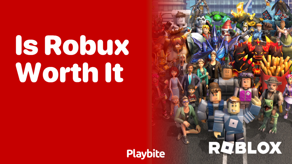 Is Robux Worth It? Let's Dive Into the Value of Roblox's Currency ...