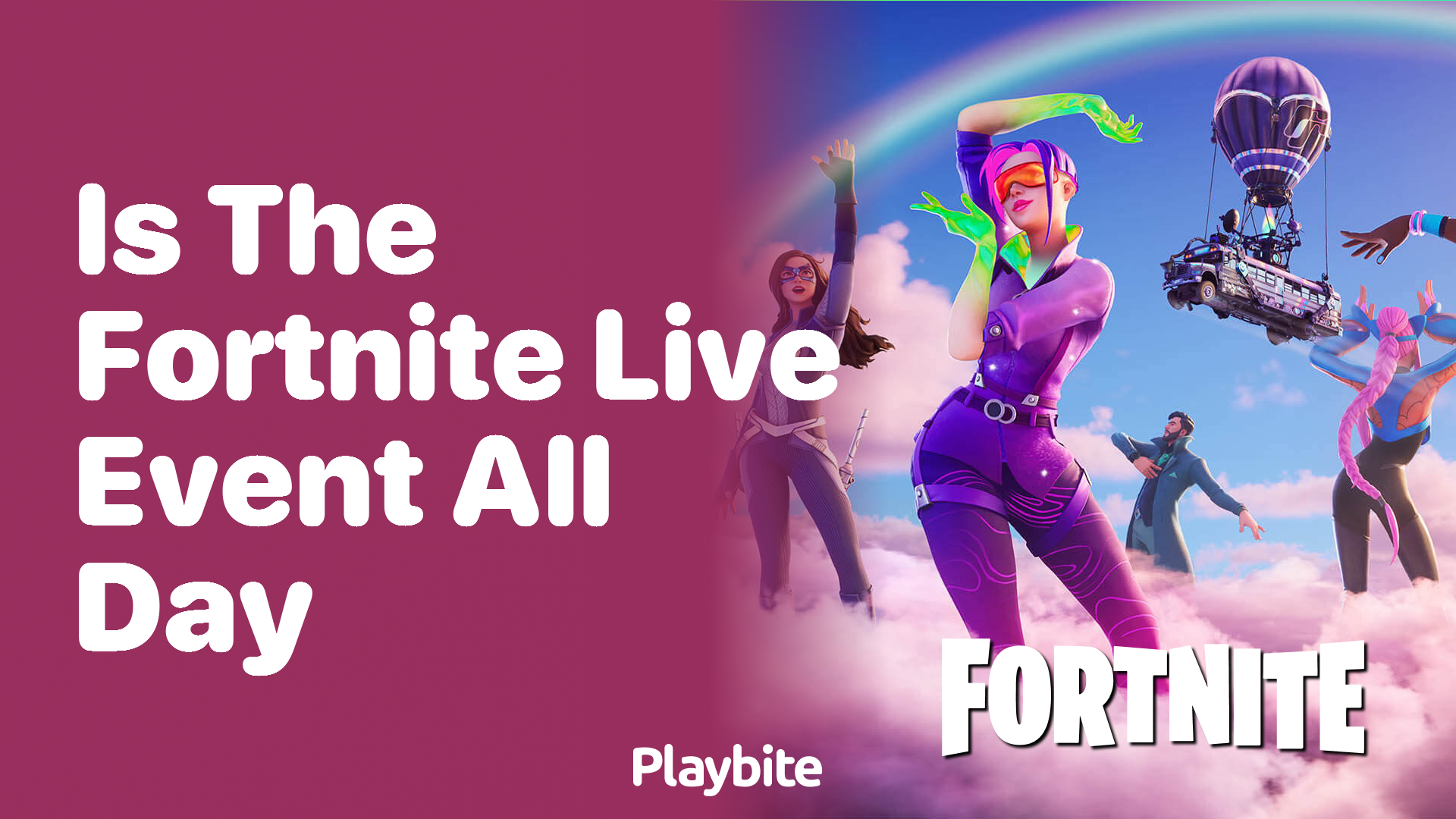 Is the Fortnite Live Event All Day? - Playbite