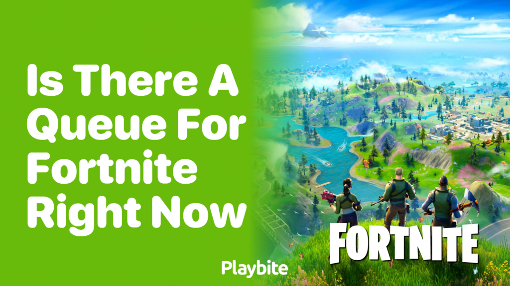 Is There a Queue for Fortnite Right Now? - Playbite