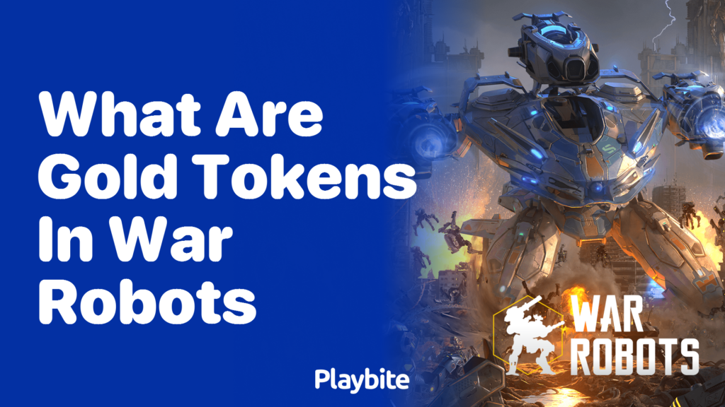 What Are Gold Tokens in War Robots? - Playbite