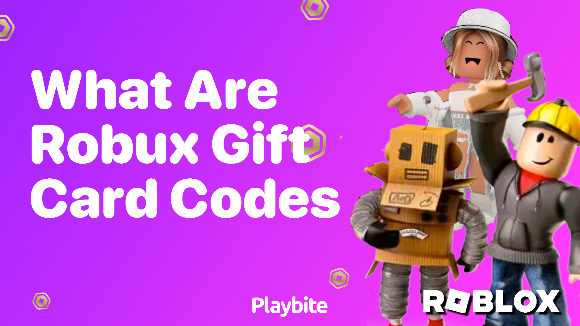 What Are Robux Gift Card Codes and How Do They Work? - Playbite