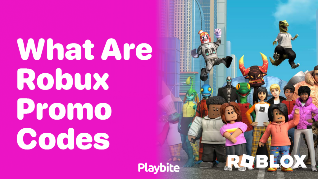 What Are Robux Promo Codes? Unraveling the Mystery - Playbite
