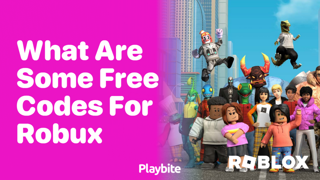 What Are Some Free Codes for Robux? - Playbite