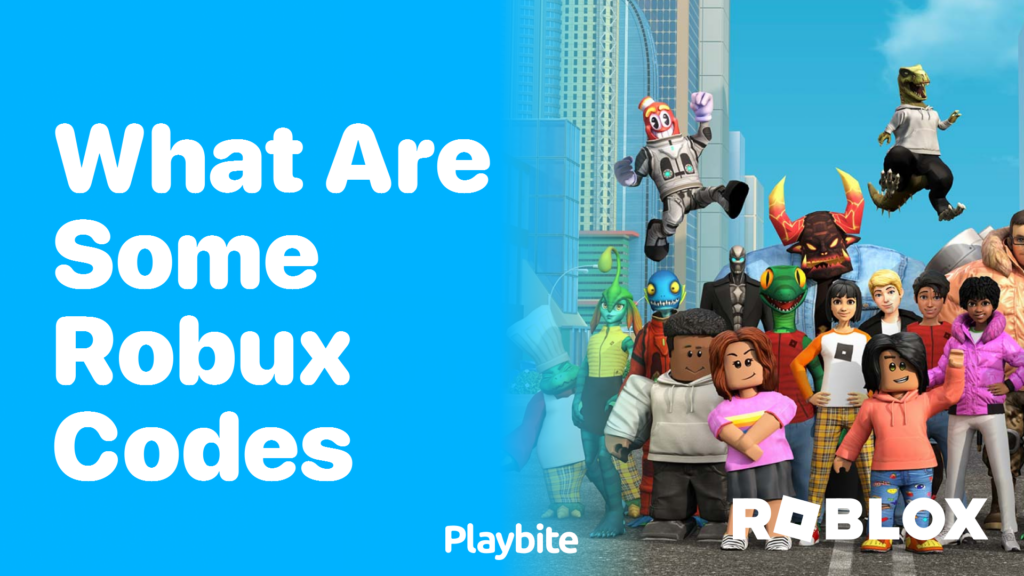What Are Some Robux Codes? Unveiling the Mystery - Playbite