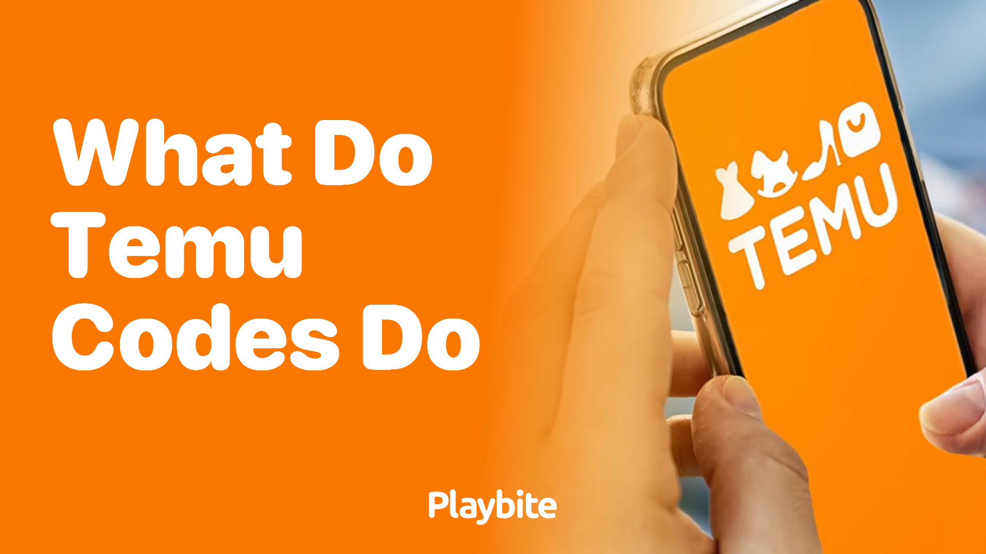 What Do Temu Codes Do? Unraveling the Mystery - Playbite