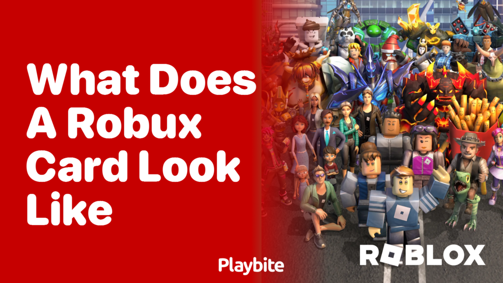 What Does a Robux Card Look Like? - Playbite