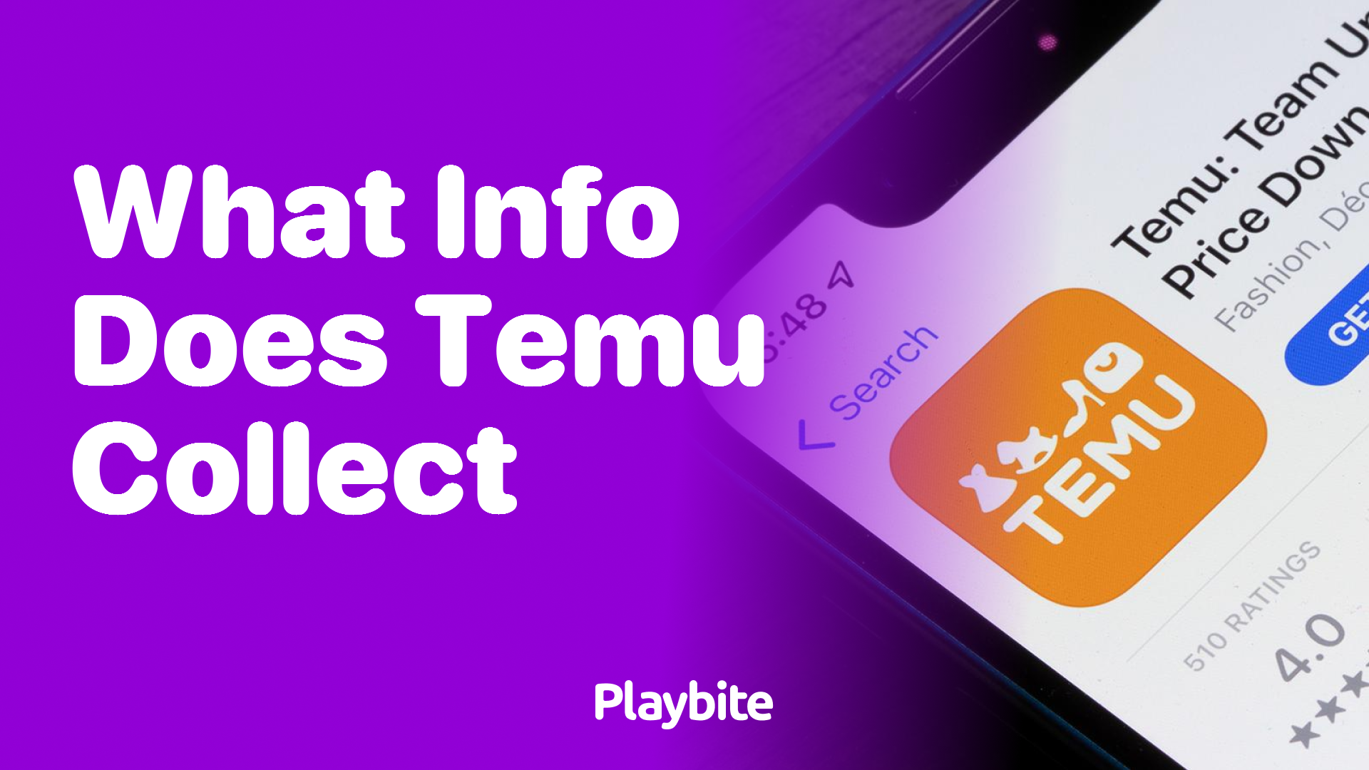 What Information Does Temu Collect from Users? - Playbite