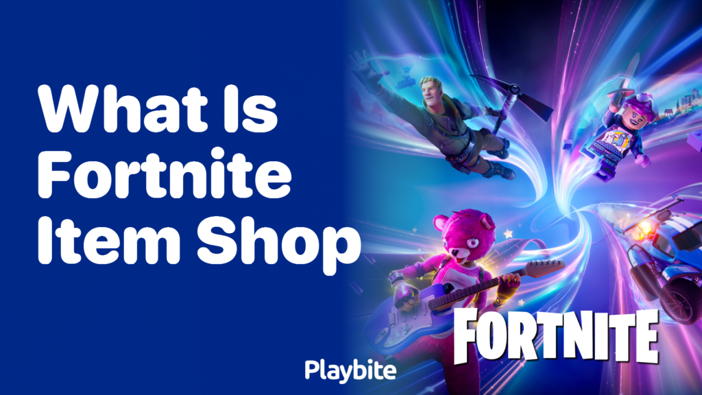 What is the Fortnite Item Shop? Unveiling the Virtual Marketplace ...