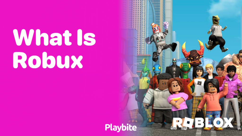 What is Robux in Roblox? Understanding the In-Game Currency - Playbite
