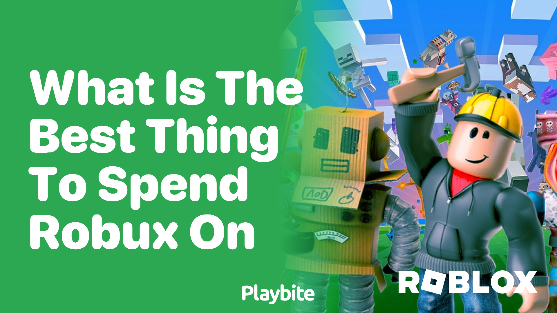 What Is the Best Thing to Spend Robux On in Roblox? - Playbite